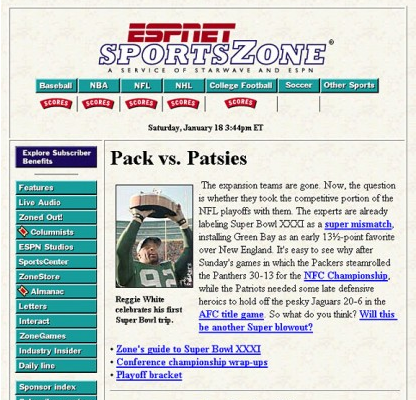 King: Dot.com's Sweet 16 - ESPN Front Row