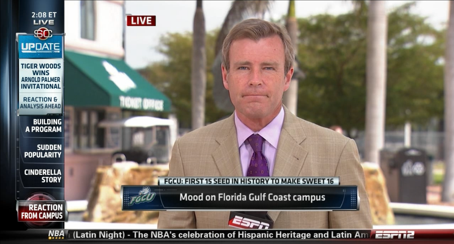 Tom Rinaldi goes from Tiger coverage to Eagles watch at Florida Gulf ...