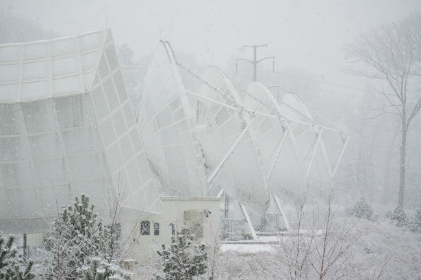 First Snow of the Season on the Bristol Campus - ESPN Front Row