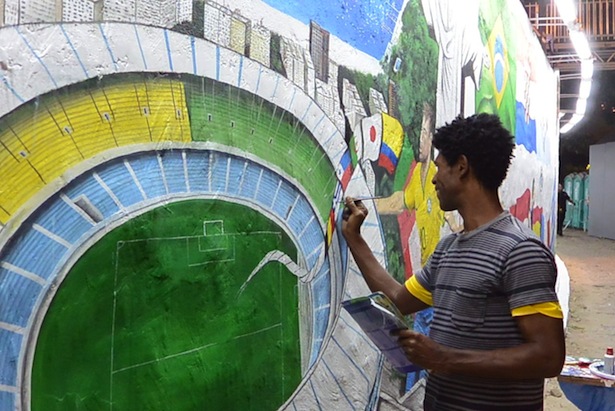 Audio Postcard from Brazil 4: Mural artist Jambeiro - ESPN Front Row