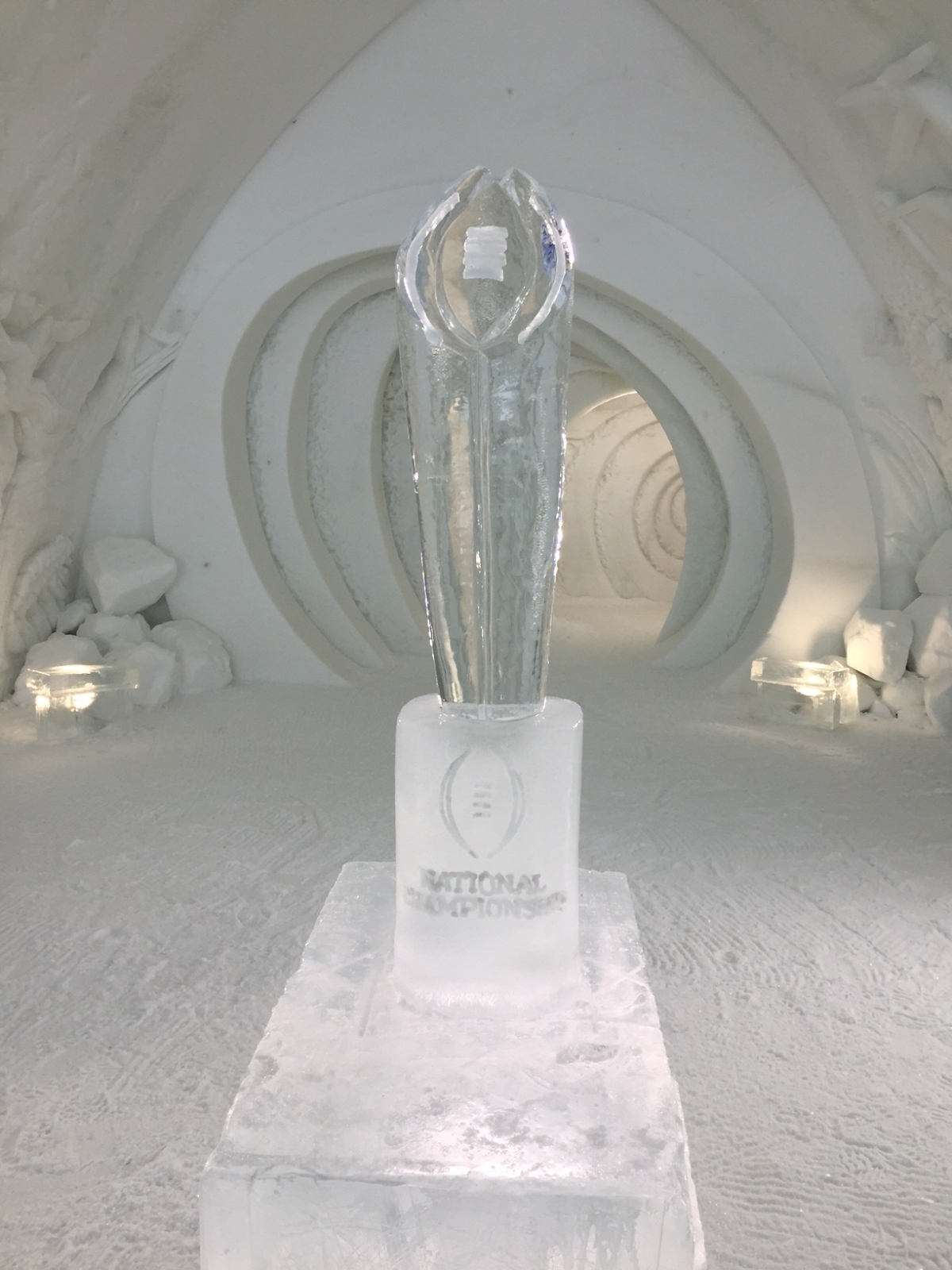 CFP trophy feature put on ice - ESPN Front Row