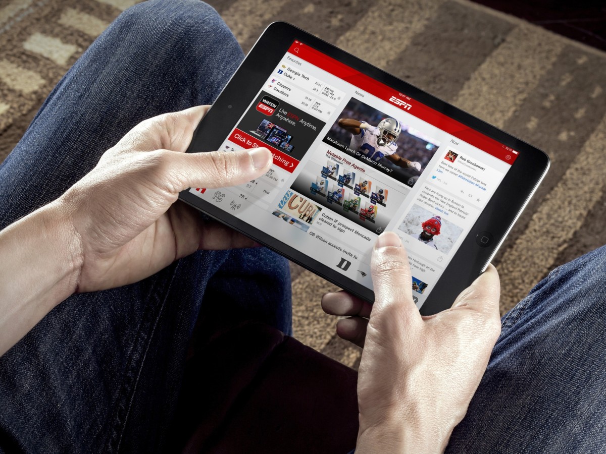 New ESPN app available now for iPhone, iPad & iPod touch and Android handsets - ESPN Front Row