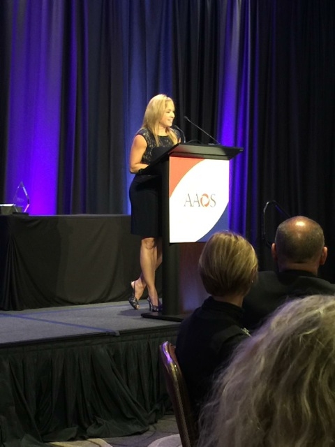 Stephania Bell MORE Award presentation - ESPN Front Row