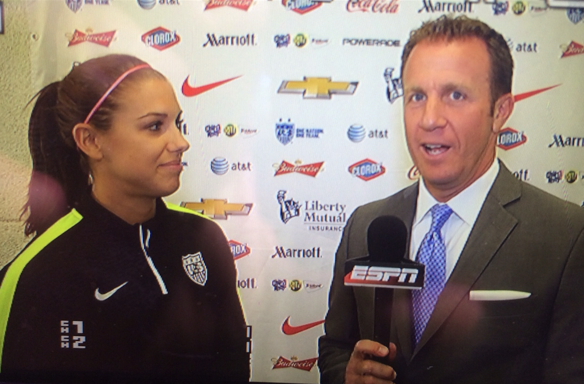 SportsCenter's Bob Holtzman marks USWNT's every step - ESPN Front Row