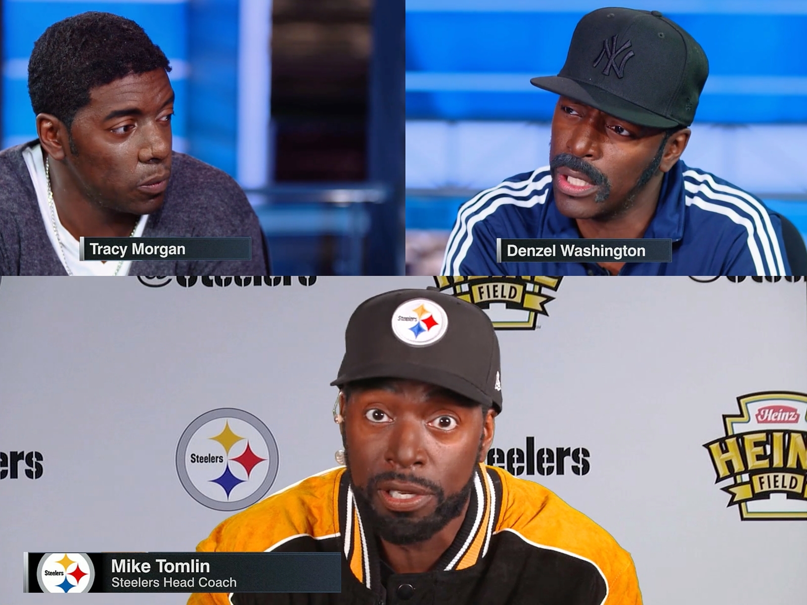 Impressionist Dean Edwards brings his Denzel, coach Tomlin, more to Sunday Countdown - ESPN ...