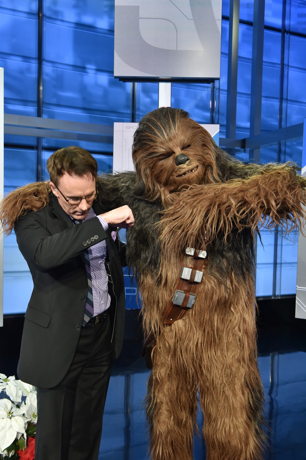 Chewbacca and R2-D2 visit SportsCenter - ESPN Front Row