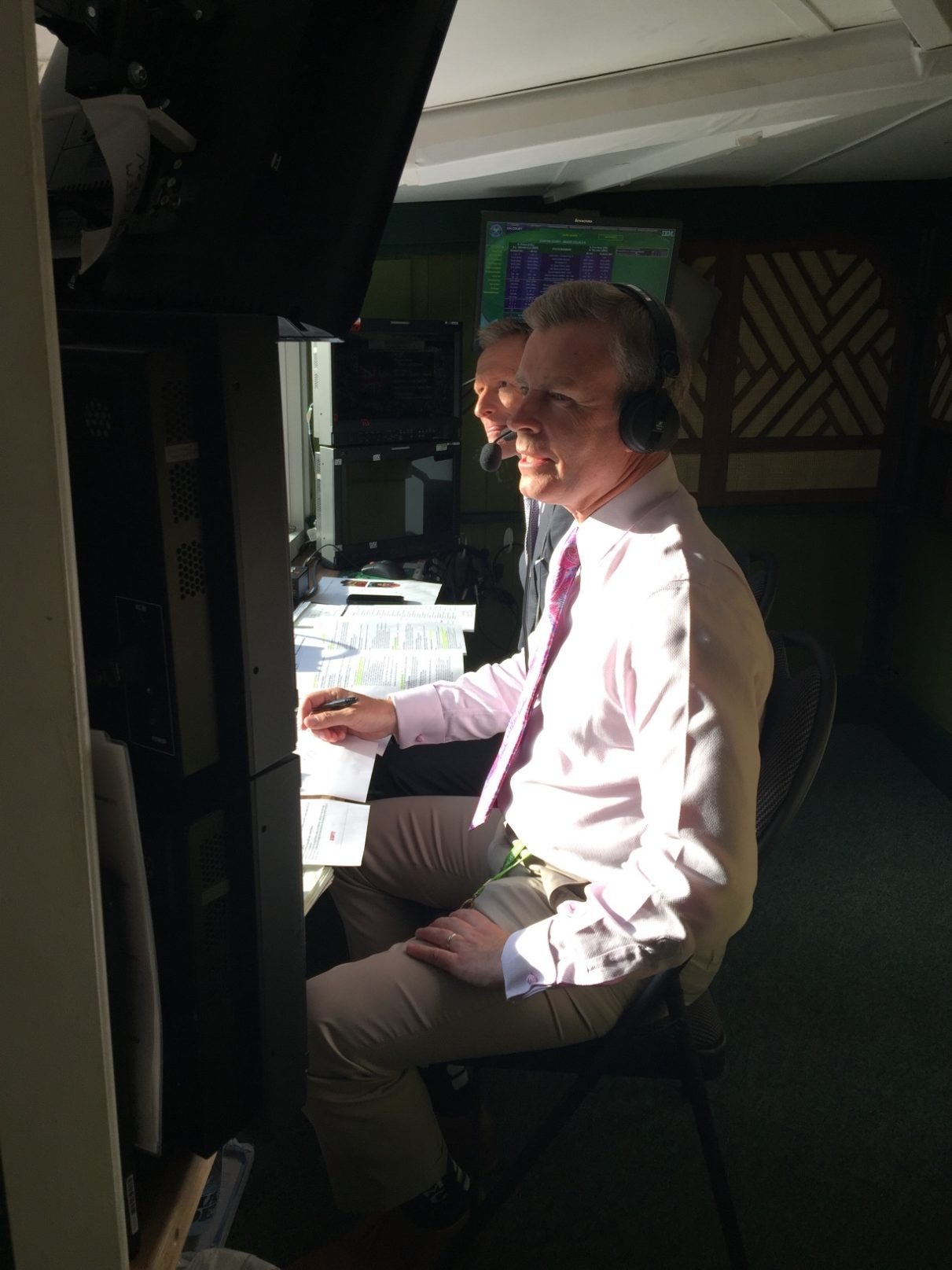 Tom Rinaldi, emergency starter for the Wimbledon Mixed Doubles ...