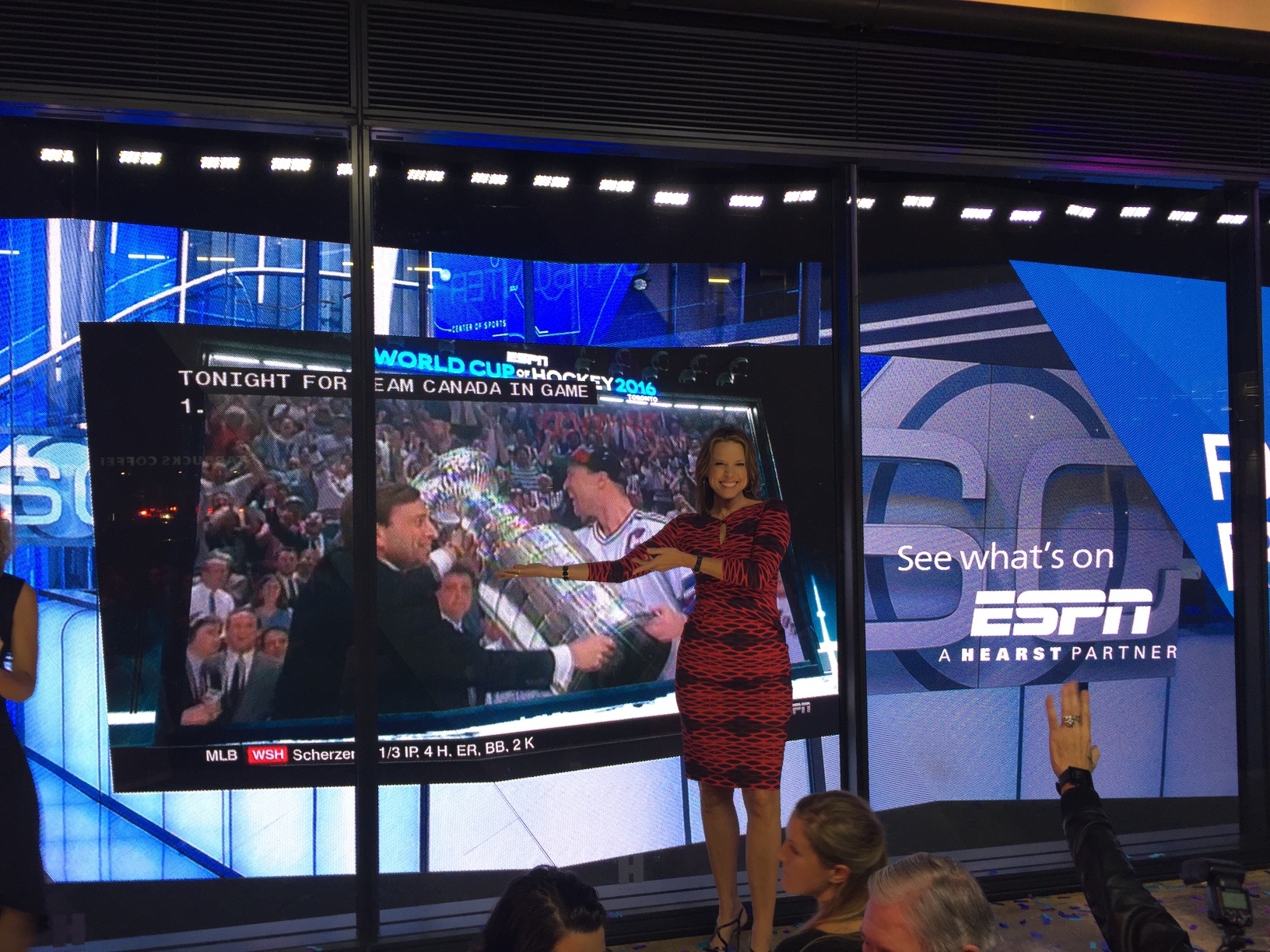 ESPN at the Hearstlive unveiling in NYC - ESPN Front Row