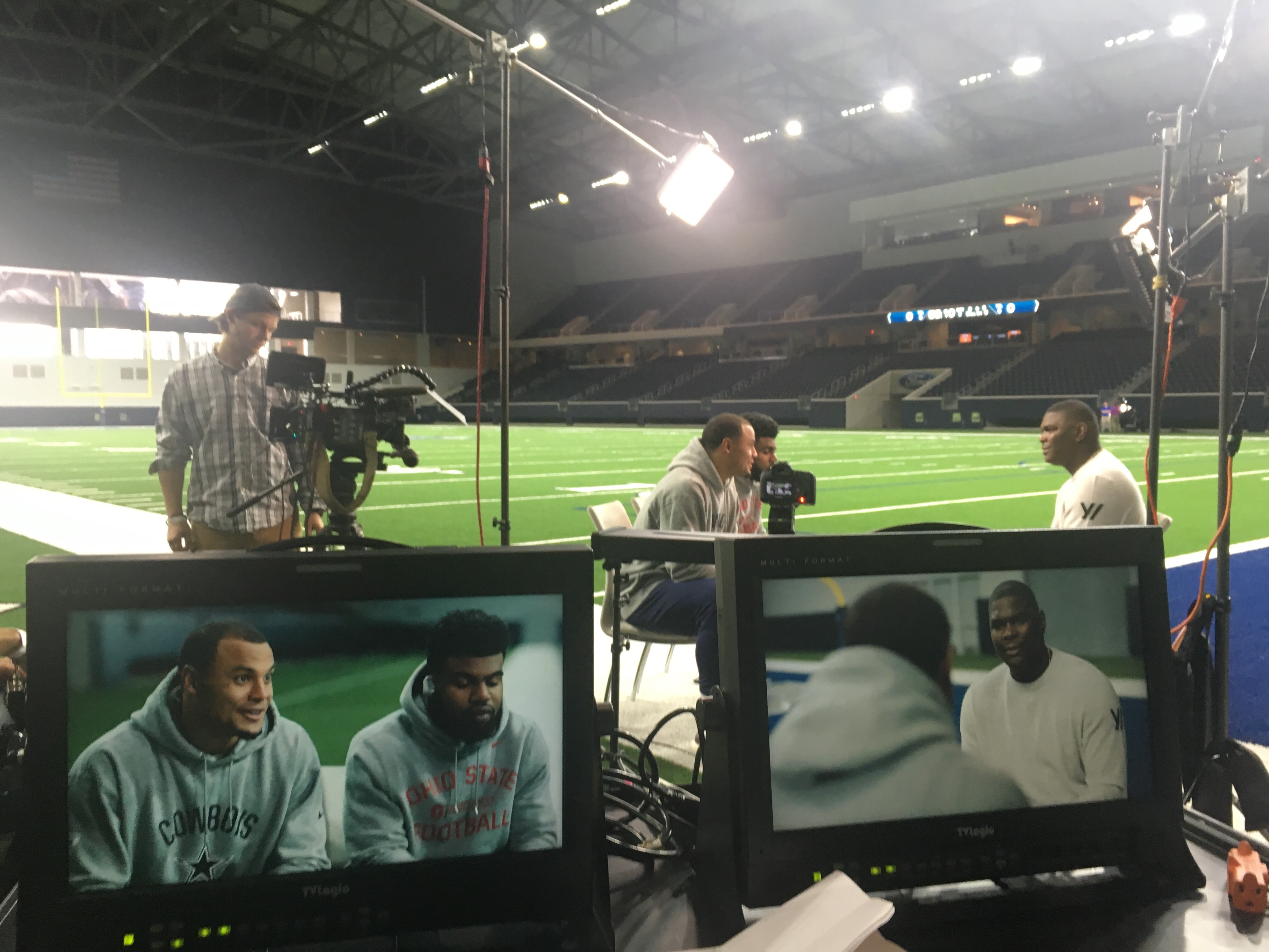 Familiar route: Busy Johnson interviews Cowboys' rookies for Monday ...