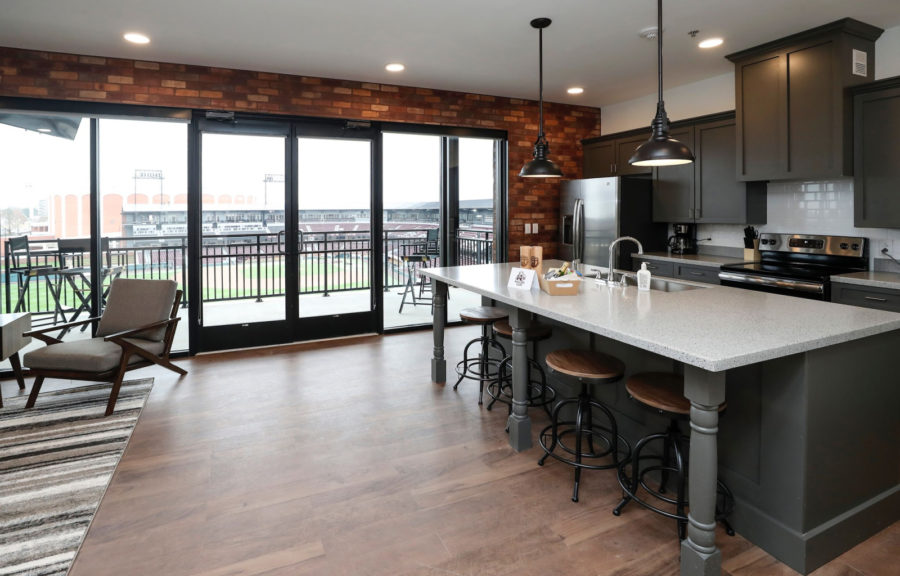 Home Suite Home: Mississippi State's "Left Field Lofts" host ESPNU ...