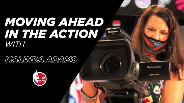 Moving Ahead In The Action With . . . Malinda Adams - ESPN Front Row