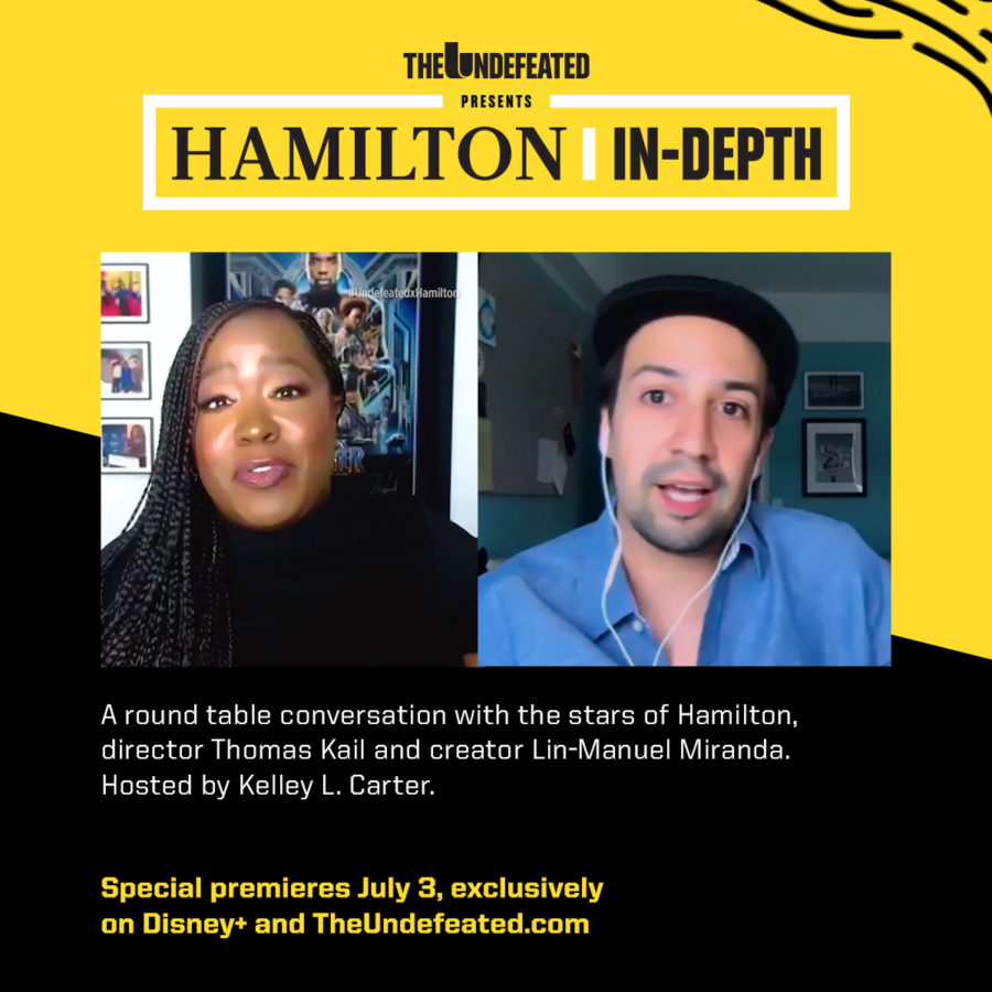 It was 'Hamilton.' That's all anybody had to hear, and they were all-in ...