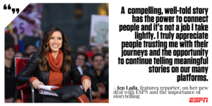 Reporter and Host Jen Lada Signs Multiyear Extension With ESPN - ESPN ...