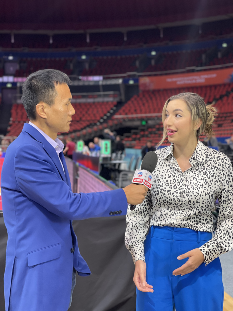 ESPN's Globetrotter Alexa Philippou Scores With Her FIBA Women's ...