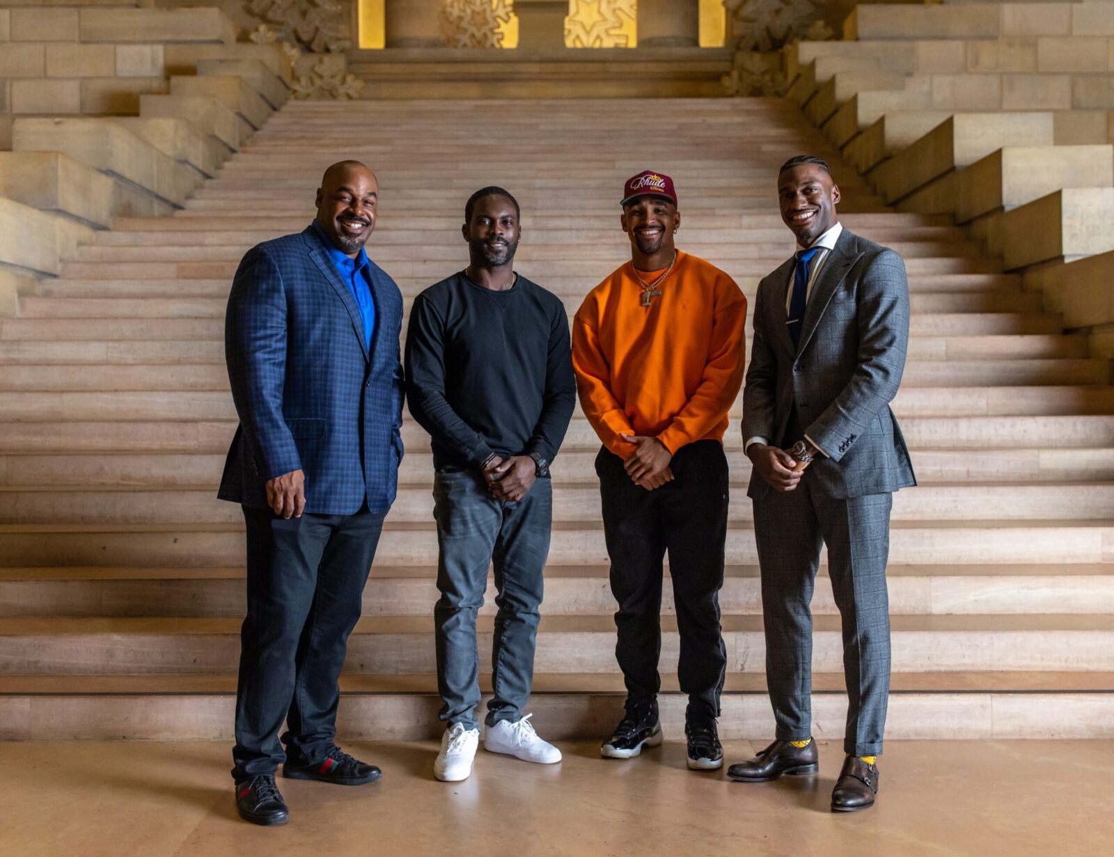 Go Behind The Scenes As Robert Griffin III Talks to Jalen Hurts, Michael Vick & Donovan McNabb ...