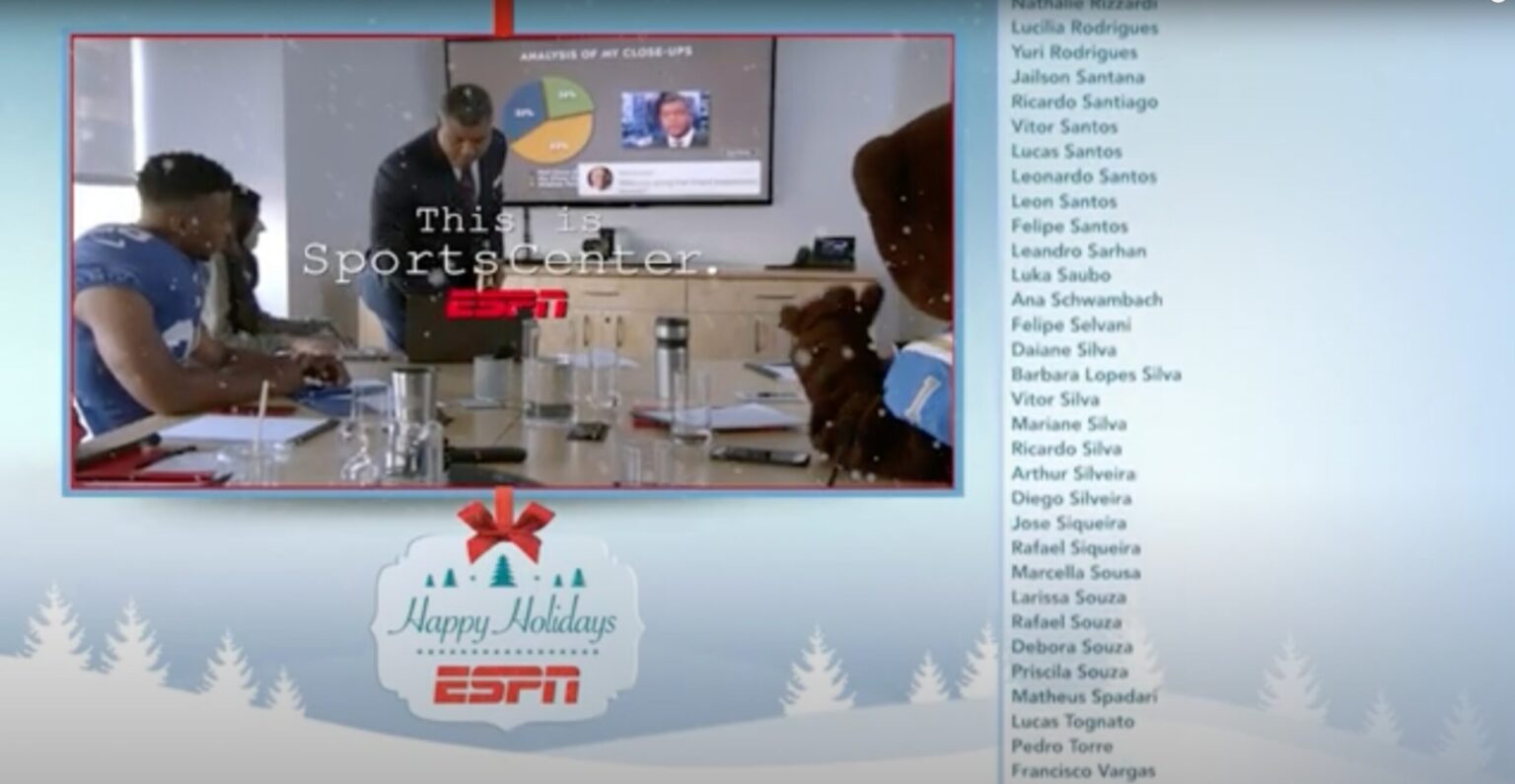 ESPN's 2022 Holiday Credits Roll - ESPN Front Row
