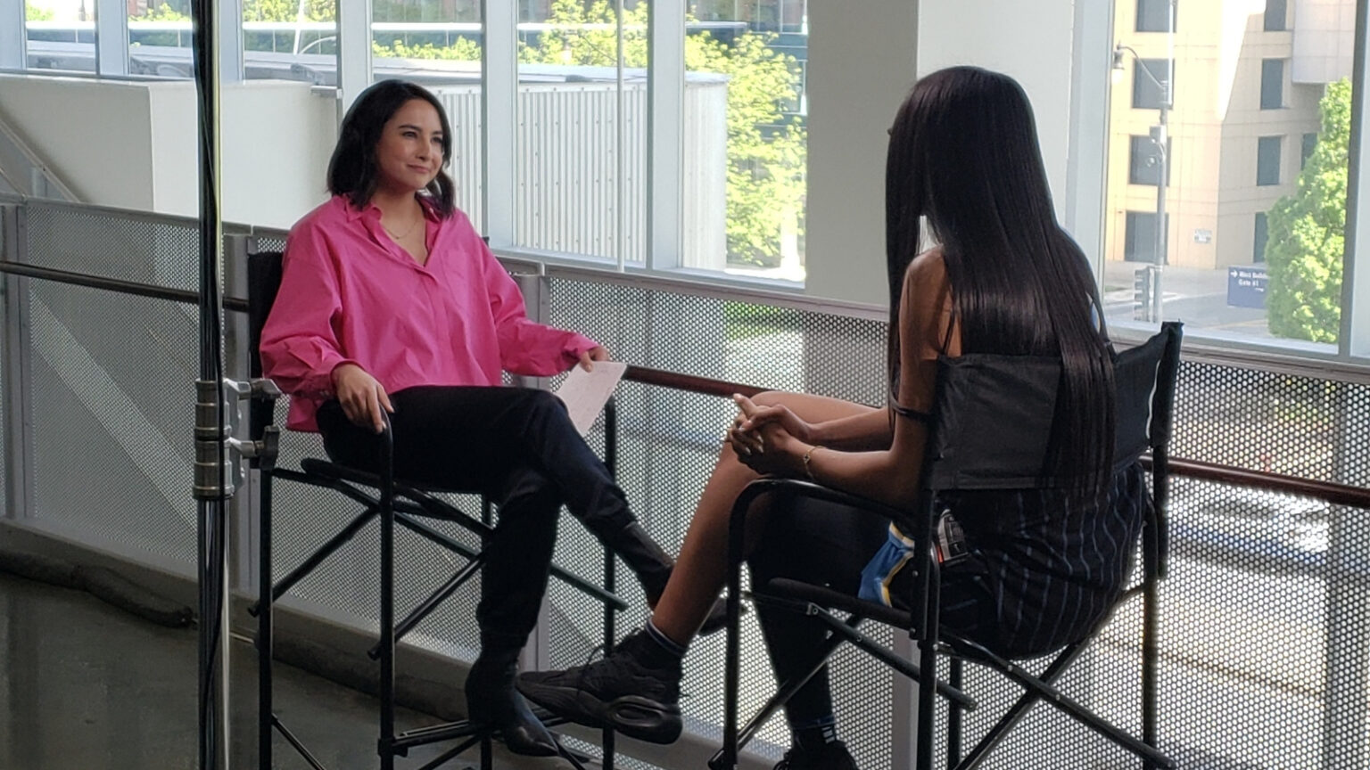 "Angel Reese Is a People Magnet": SportsCenter's Michele Steele Explores The WNBA Rookie's Star ...