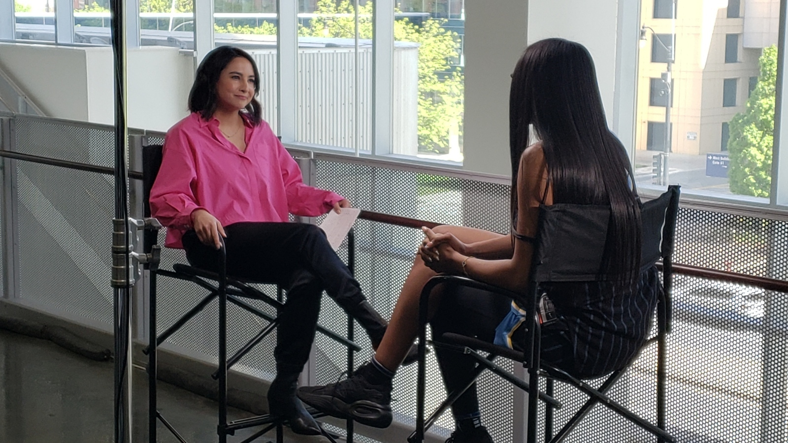 "Angel Reese Is a People Magnet": SportsCenter's Michele Steele ...