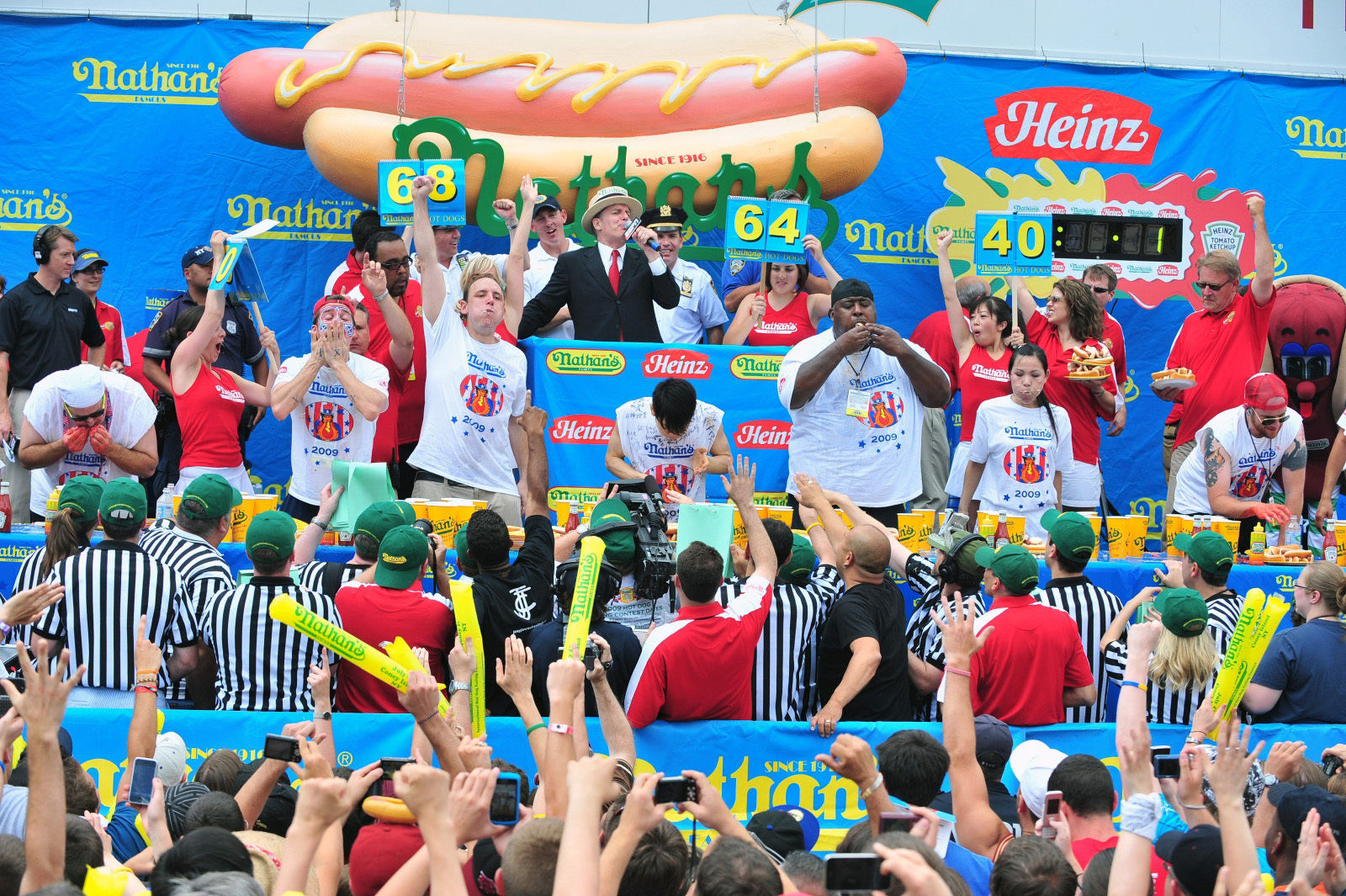 ESPN’s Jeremy Schaap & Tiffany Greene Make Nathan’s Famous Hot Dog ...
